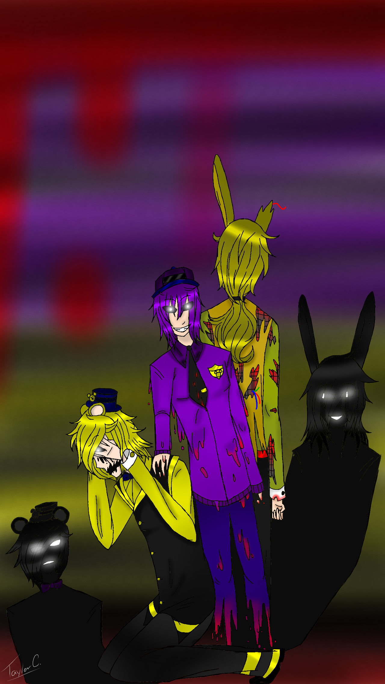 the dark bleeding in the shadows - ibisPaint