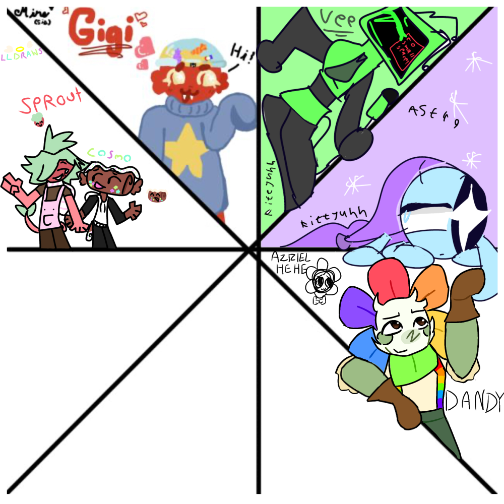 The dandy’s world collab! - ibisPaint