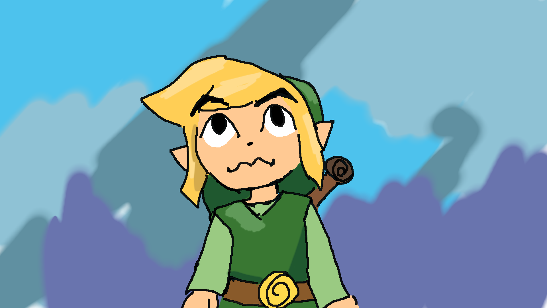 Link WindWaker. - ibisPaint