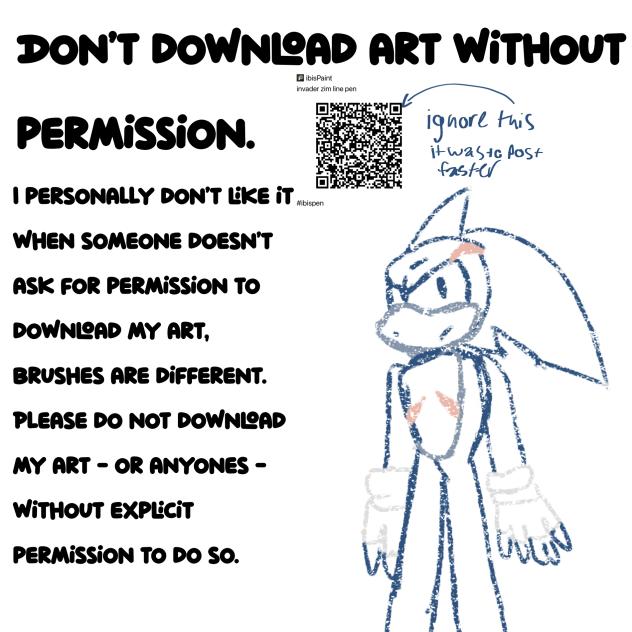 Don’t download art without permission. - ibisPaint