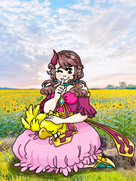 Summoner Becca's Summer Day - ibisPaint