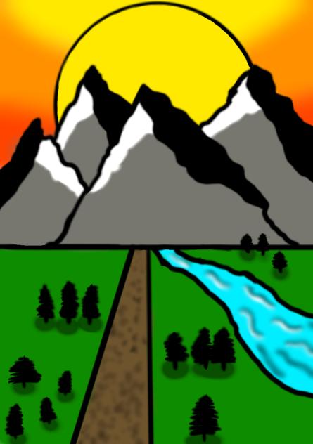 Mountains - ibisPaint