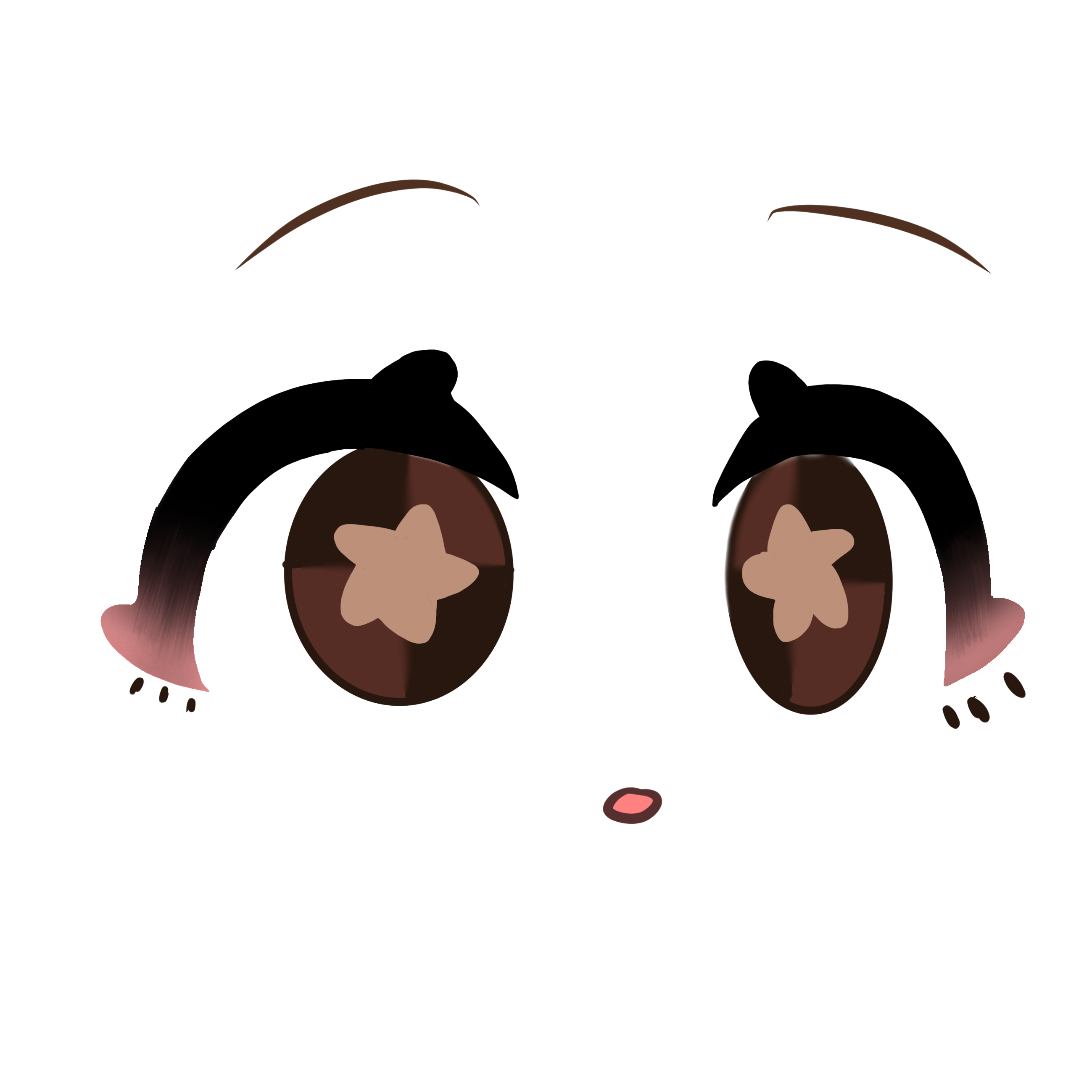 🍡Cute chibi girl face🍡 🍧🍥 - ibisPaint