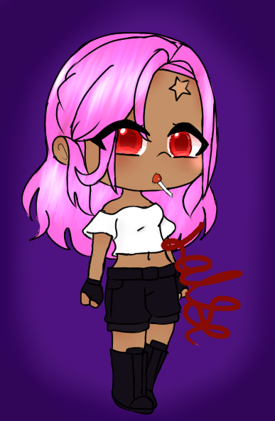 Iris Samana Gacha Edit - ibisPaint