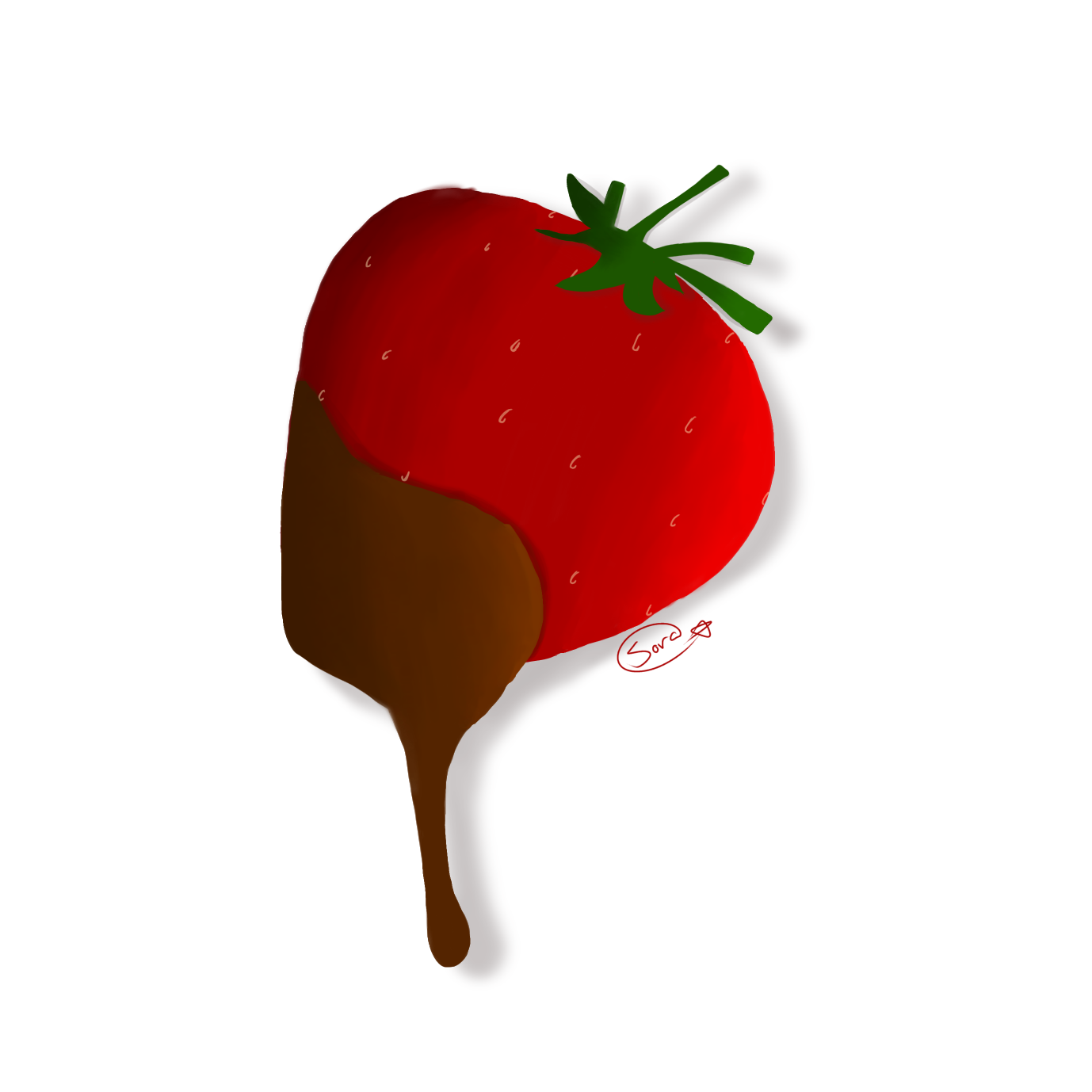 choco strawberry - ibisPaint