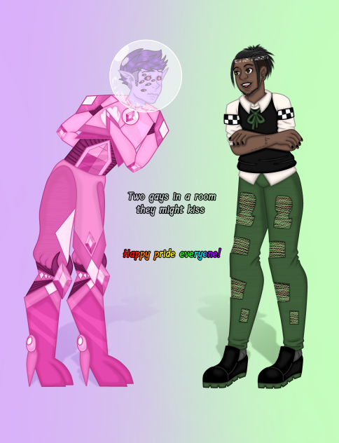 Two guys in a room - ibisPaint