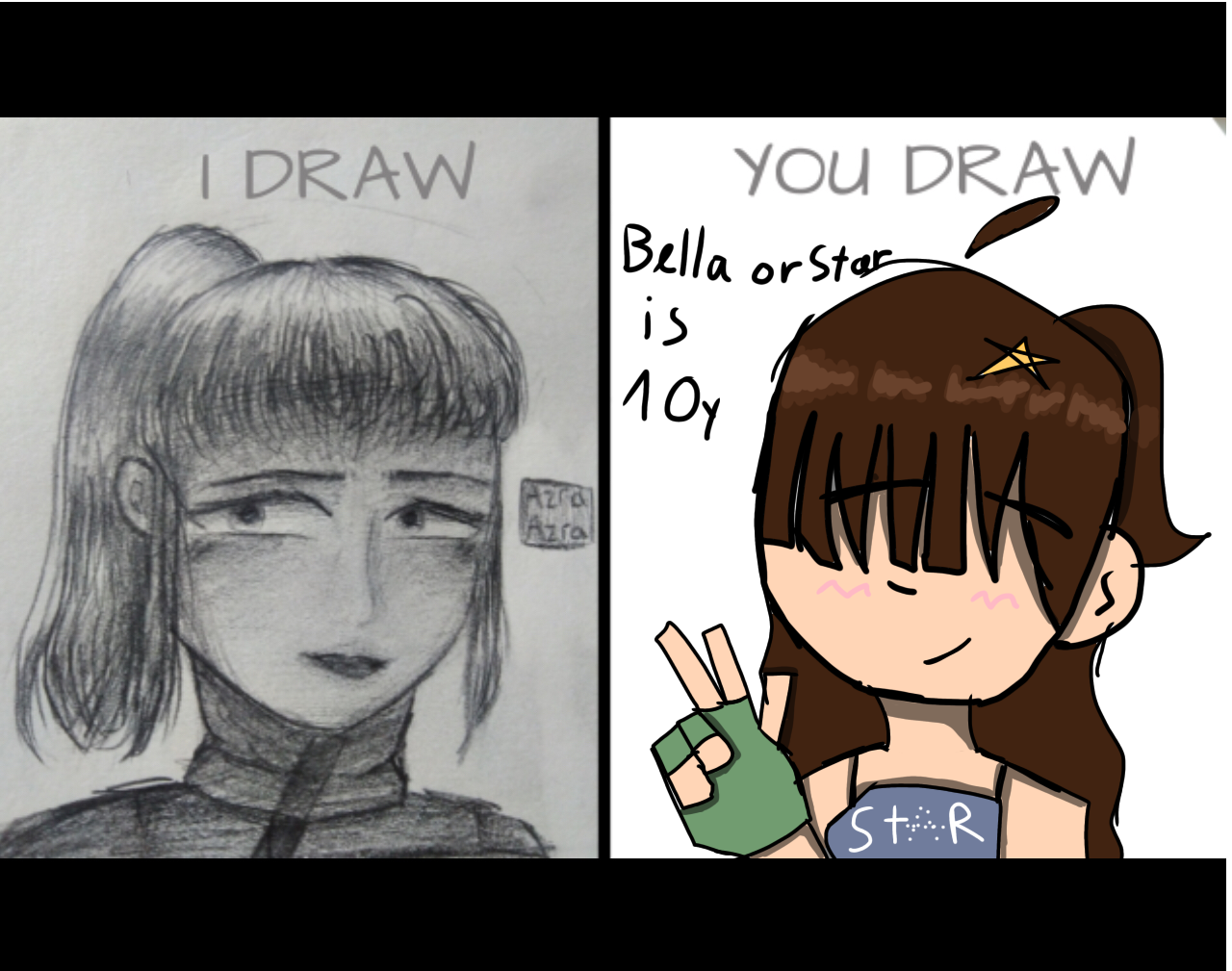 Fake art collapse with Azra Azra - ibisPaint