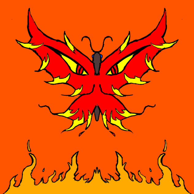 Phoenix butterfly - ibisPaint