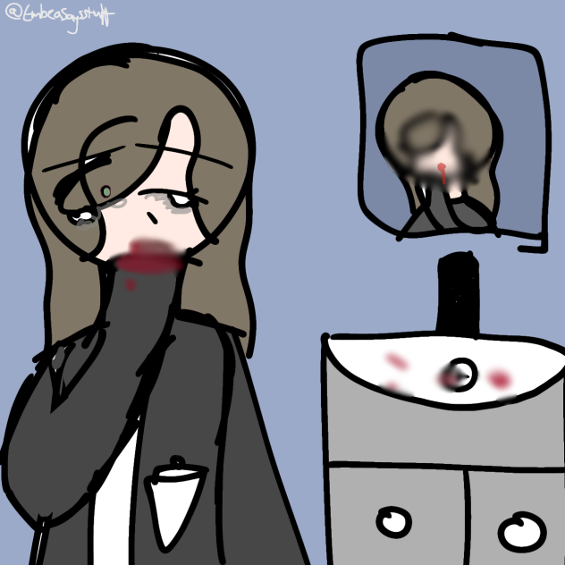 'Help.' Censored version. - ibisPaint