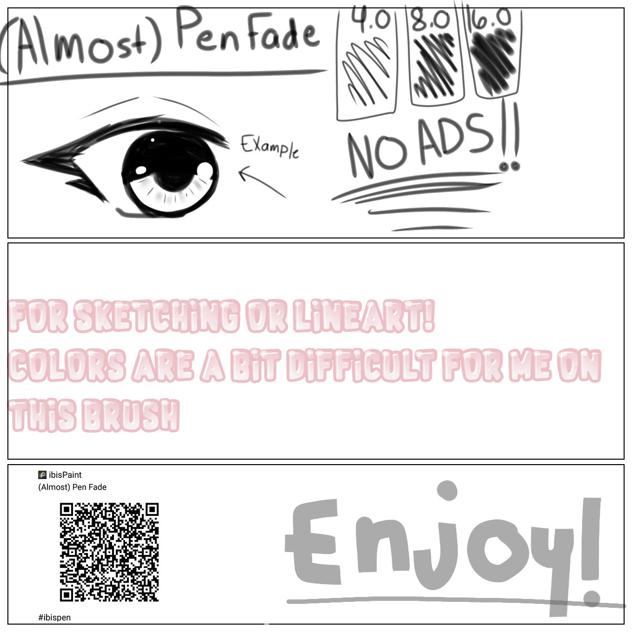 (Almost) pen fade - ibisPaint