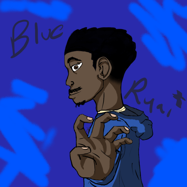 Blue ryai Drawing - ibisPaint