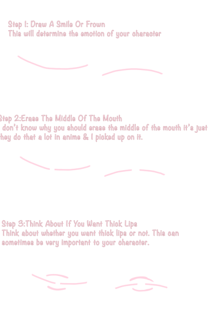 How to draw a mouth - ibisPaint