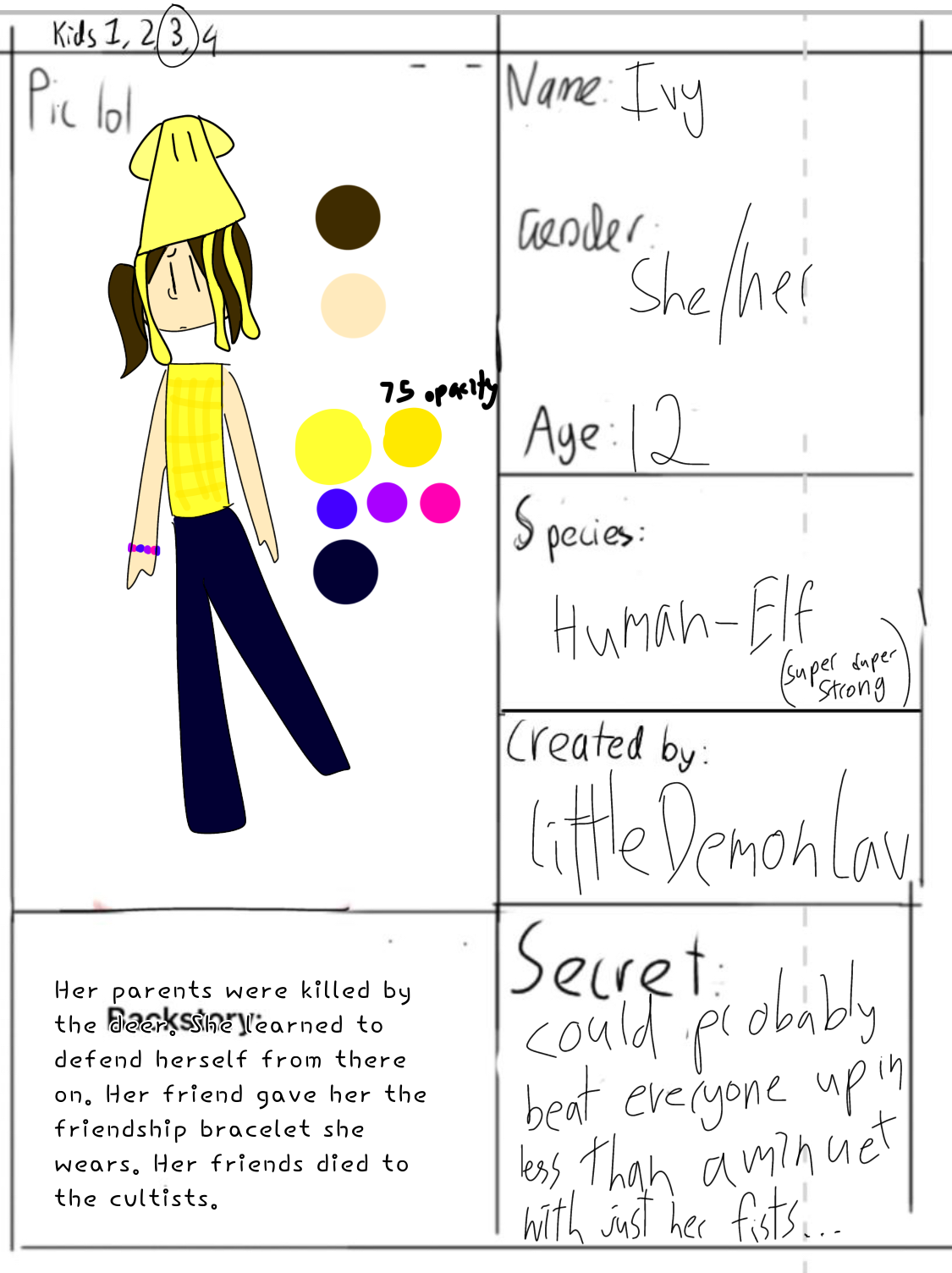 Ivy! 99 nights in the forest - ibisPaint