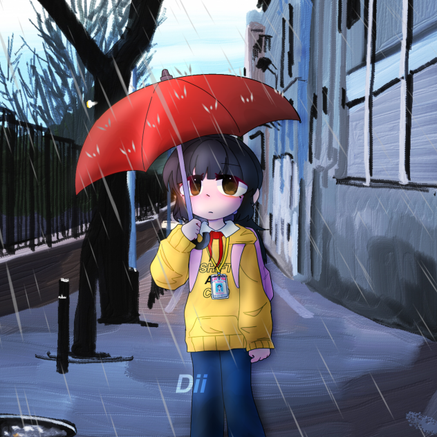 the rainning day - ibisPaint