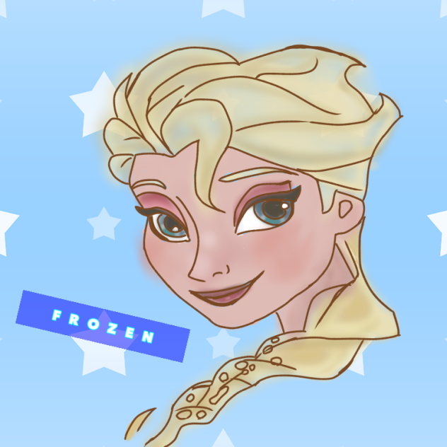 アナと雪の女王「エルサ」FROZEN - ibisPaint