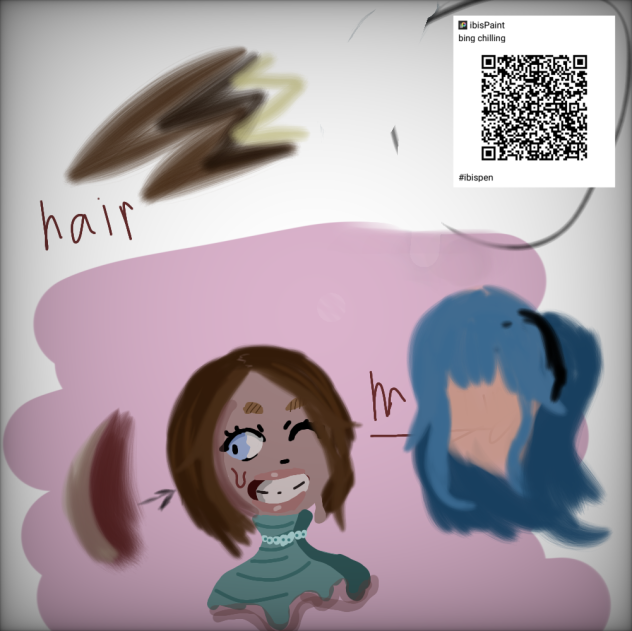 hair brush again - ibisPaint