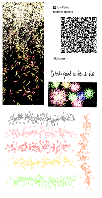 sparkles speck - ibisPaint