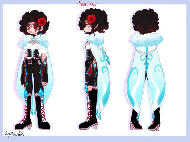Sonia reference sheet - ibisPaint