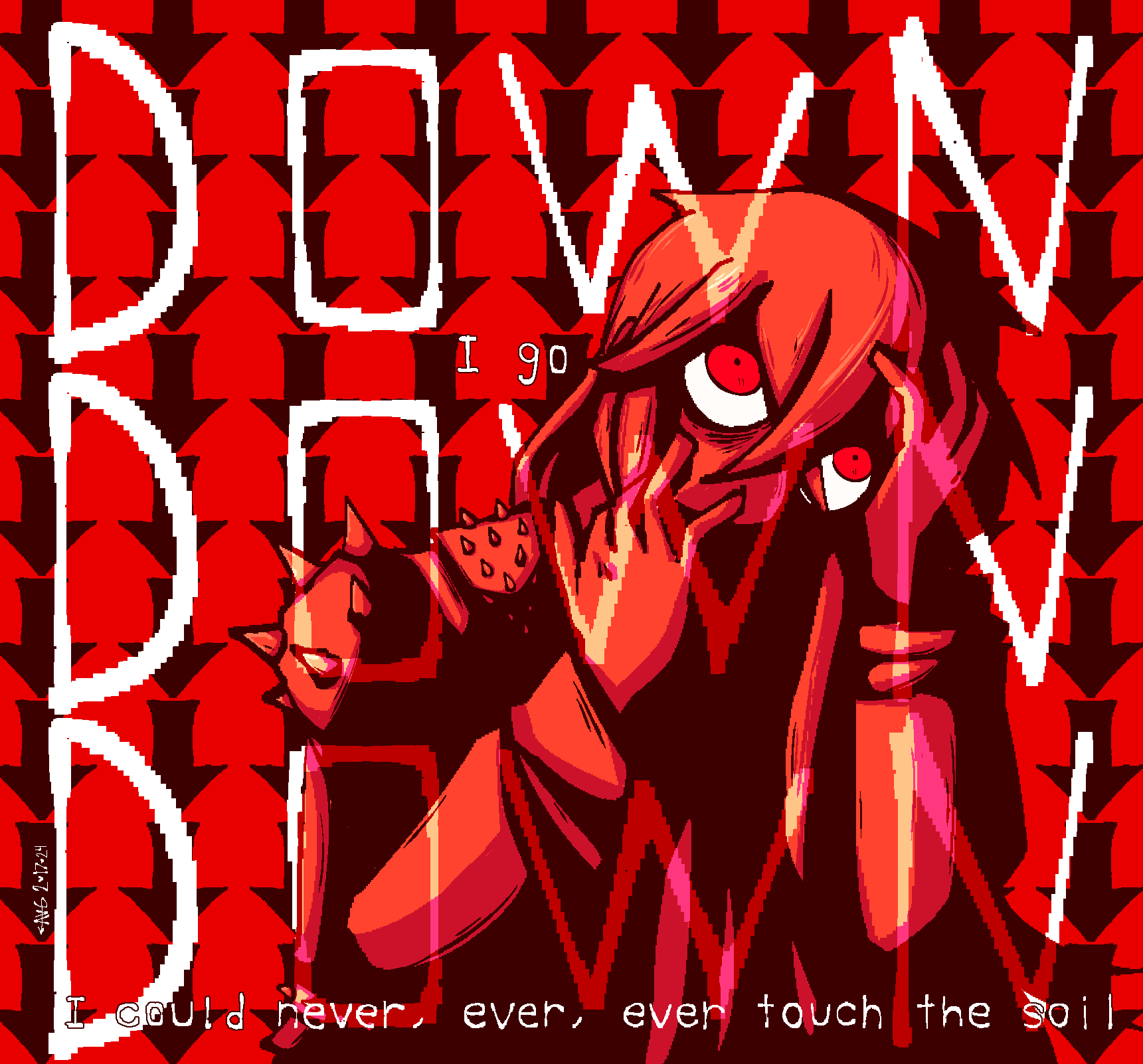 DOWN DOWN DOWN - ibisPaint
