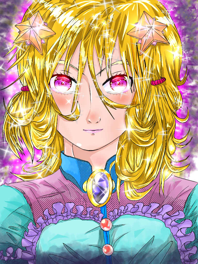 Art br 9 A Dama dos cabelos dourados - ibisPaint