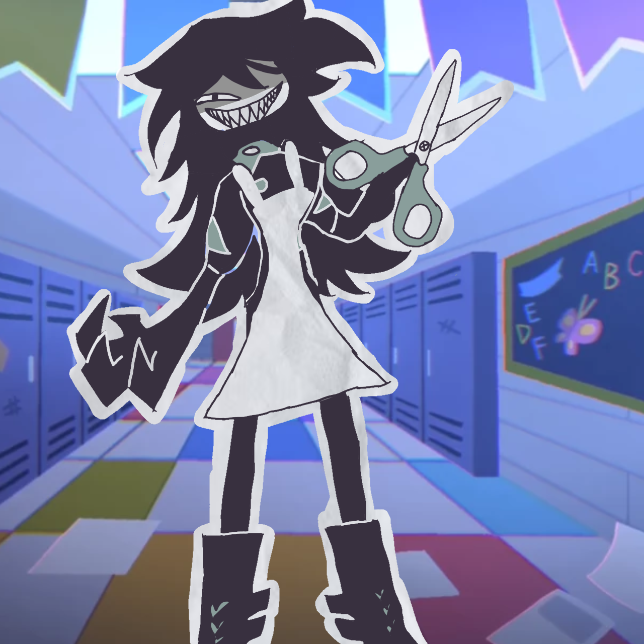 Miss.Scissors - ibisPaint