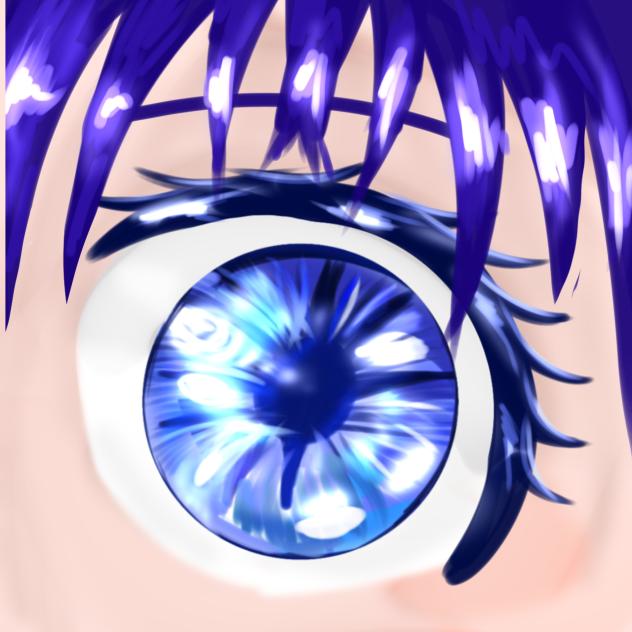 blue eye - ibisPaint