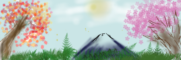 mountains fuji - ibisPaint