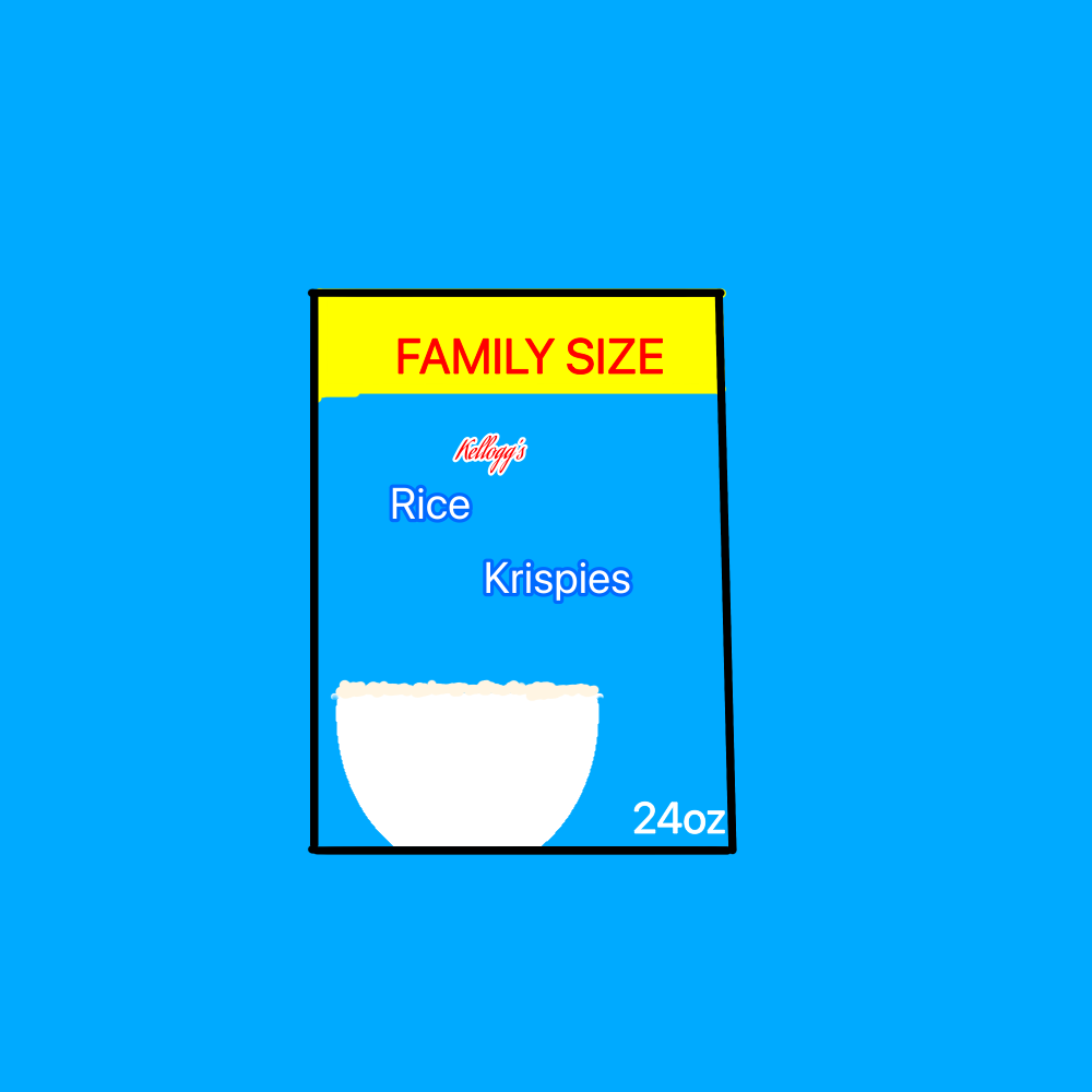 Rice Krispies Cereal Box - ibisPaint