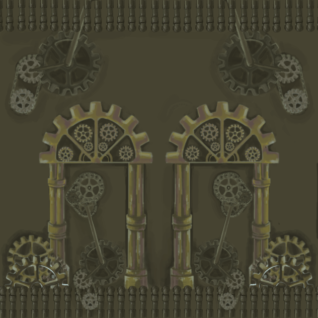 Steampunk city - night ver - ibisPaint