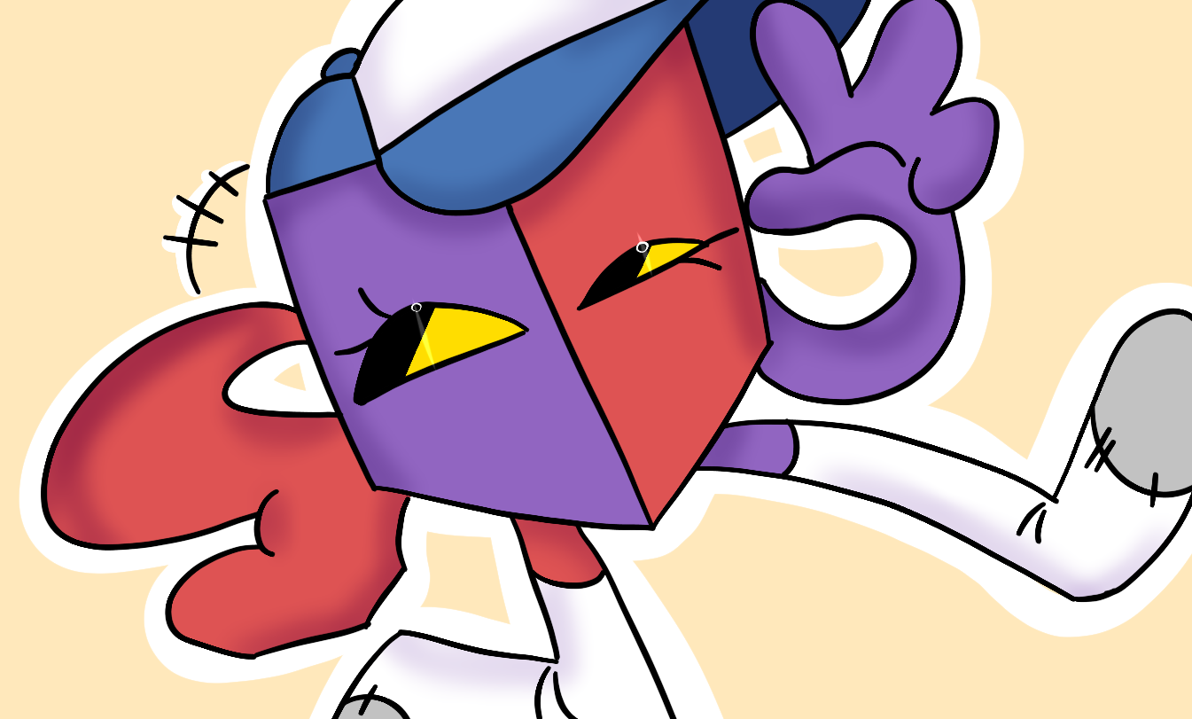 fully coloured prism. - ibisPaint