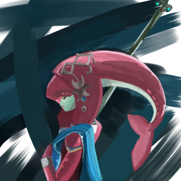 Mipha from Legend of Zelda botw - ibisPaint