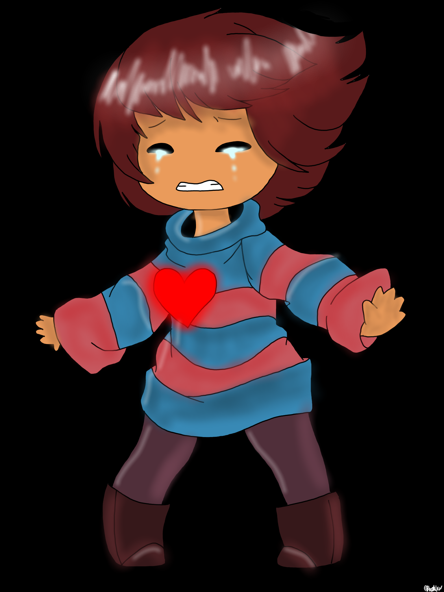Crying Frisk - ibisPaint