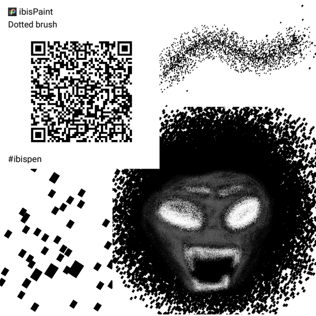 Dotted brush - ibisPaint