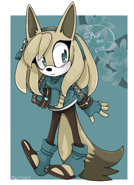 Skai the fox(oc) - ibisPaint