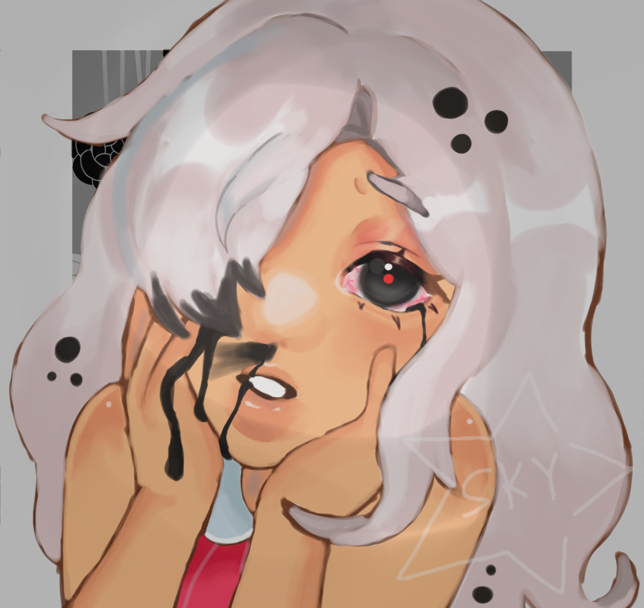 ginger from dandys world a human(twisted - ibisPaint