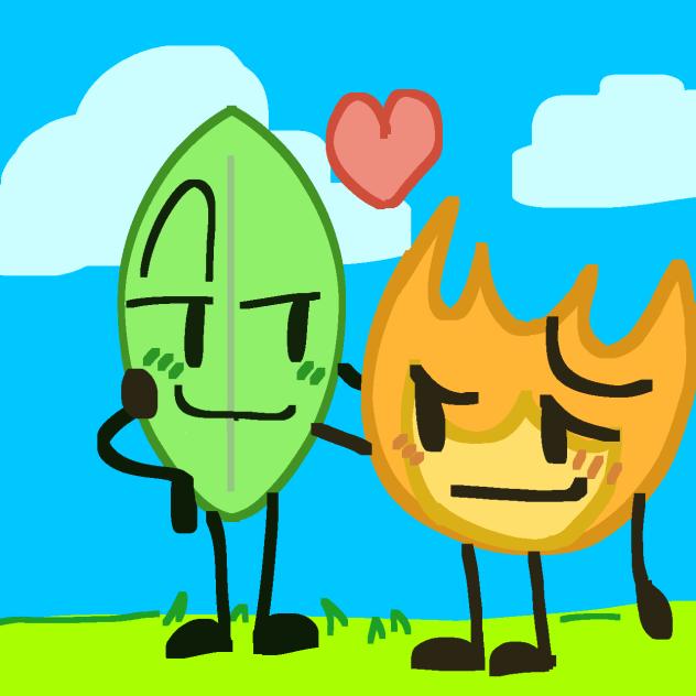 firey x Leafy - ibisPaint