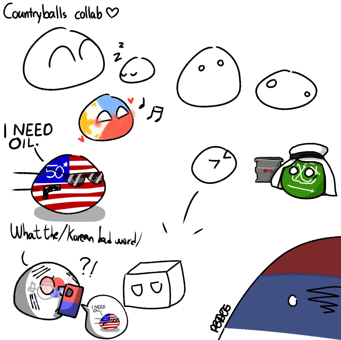 Countryballs collab - ibisPaint