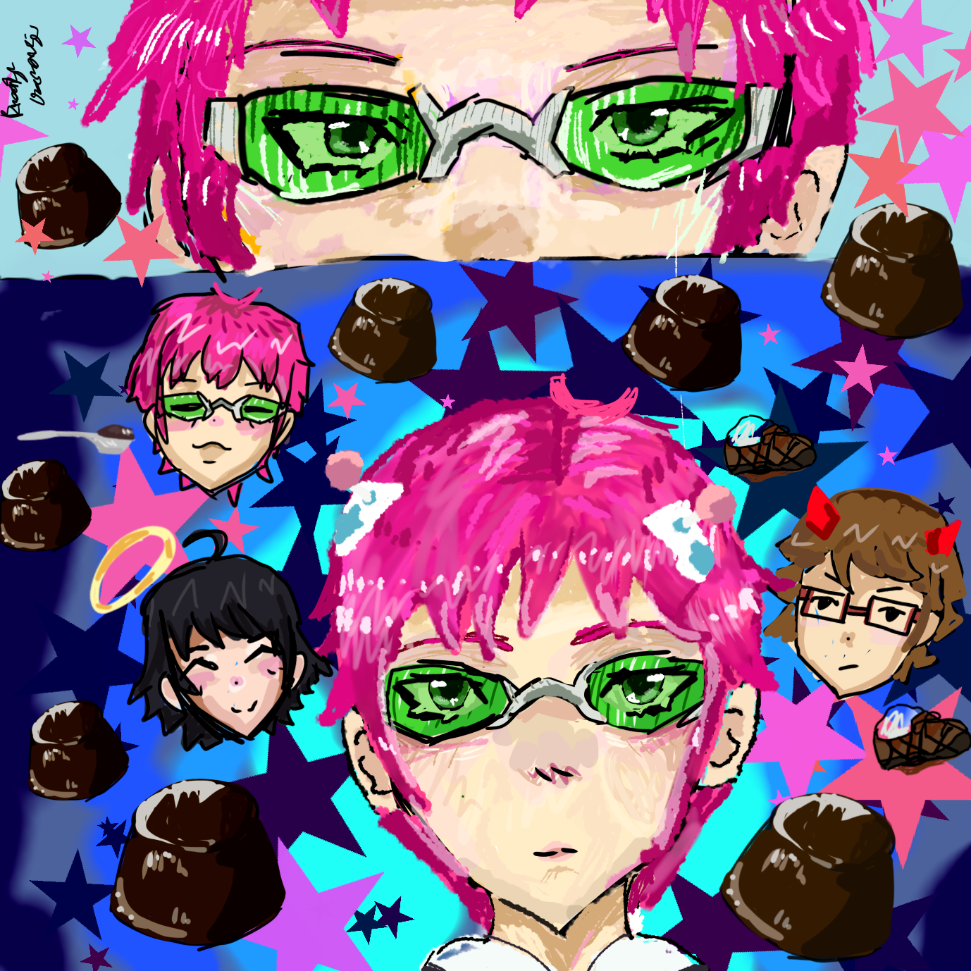 Saiki K!!! - ibisPaint