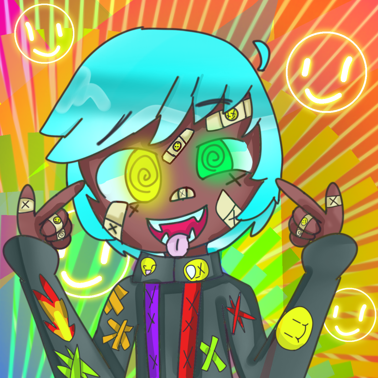 Rainbow blast - ibisPaint