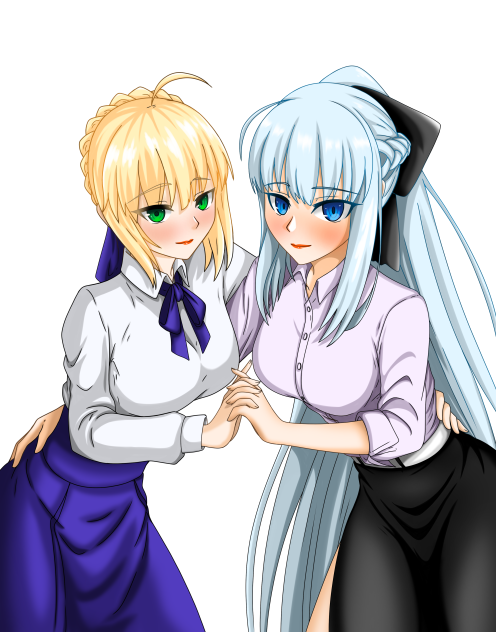 Morgan and artoria - ibisPaint