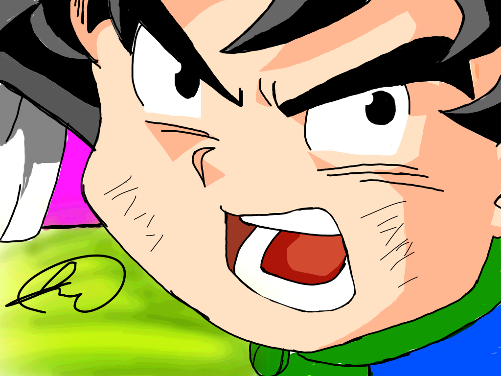 Goten Kamehameha - ibisPaint
