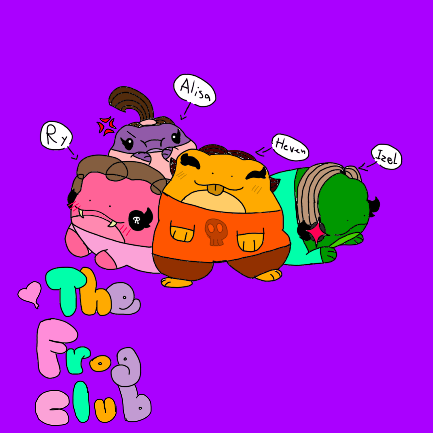 The Frog Club! - ibisPaint