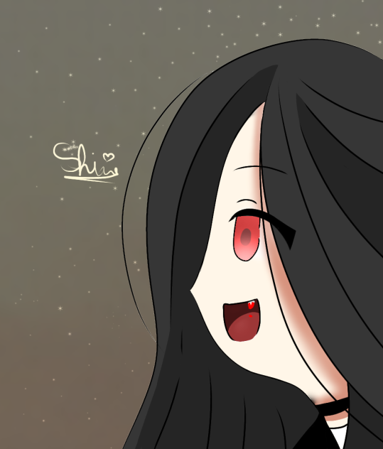 speedpaint [vampire girl][lazy] - ibisPaint