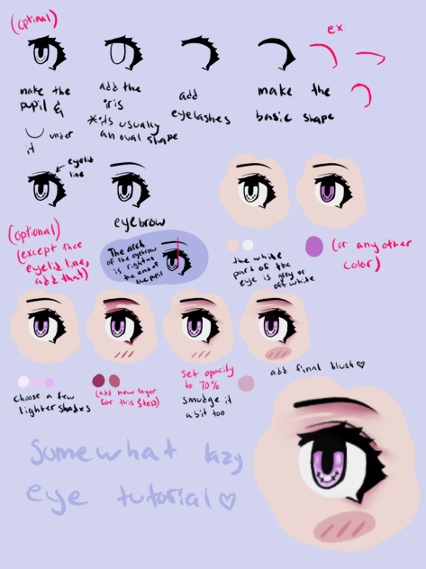 Kinda lazy eye tutorial - ibisPaint