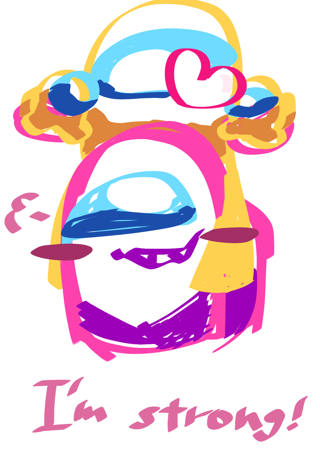 I'm strong! - ibisPaint