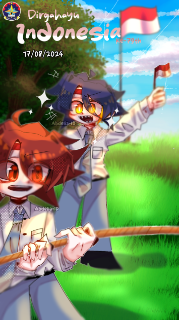 Happy Independence day 79 Indonesia🇮🇩 - ibisPaint