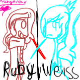 Ruby X Weiss Speed Art with cousins - ibisPaint