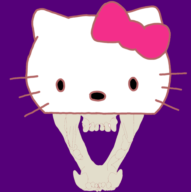 Hello Skull-kitty - ibisPaint