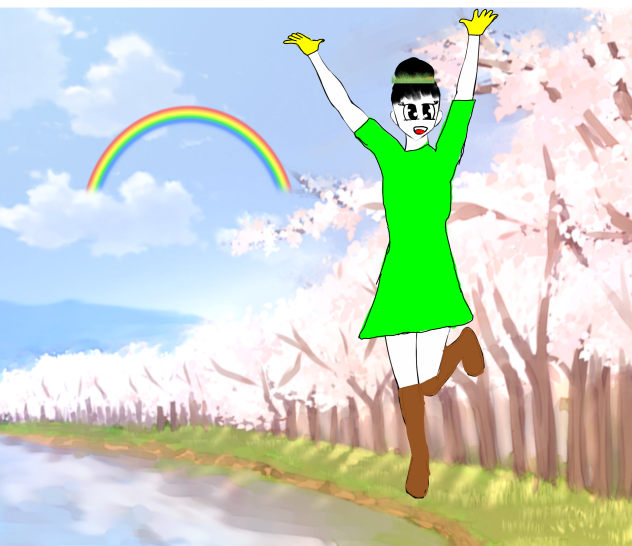 cô gái nông dân - ibisPaint