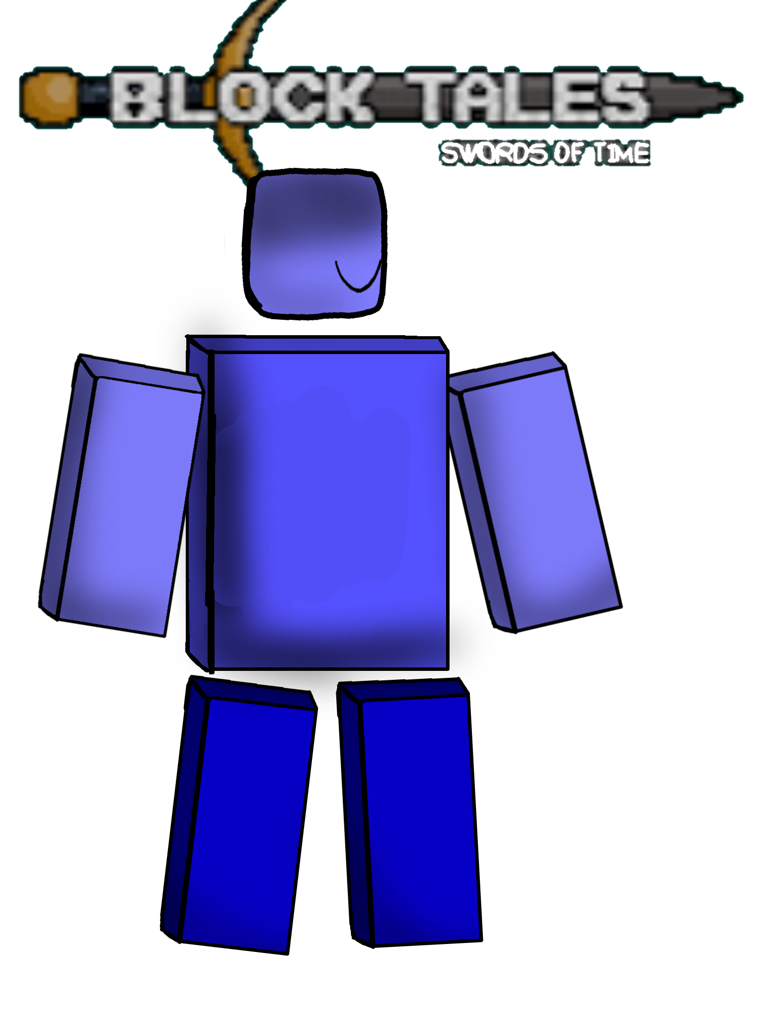 BlockTales Blue Normal and Mad - ibisPaint